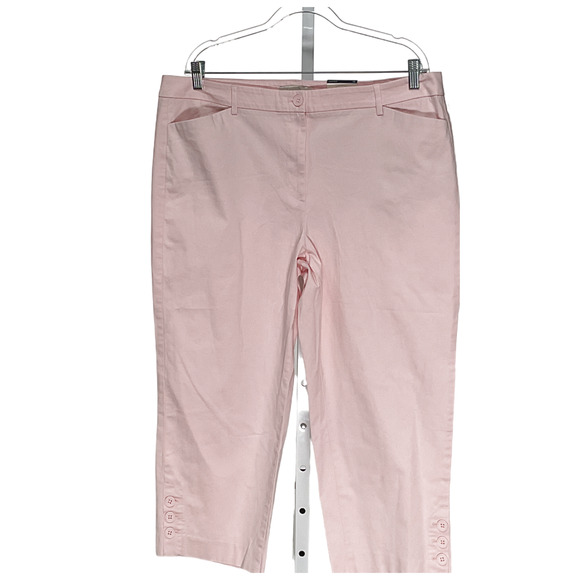 Talbots | Pants | Talbots Pink Capri Pants Womens Size 6 | Poshmark